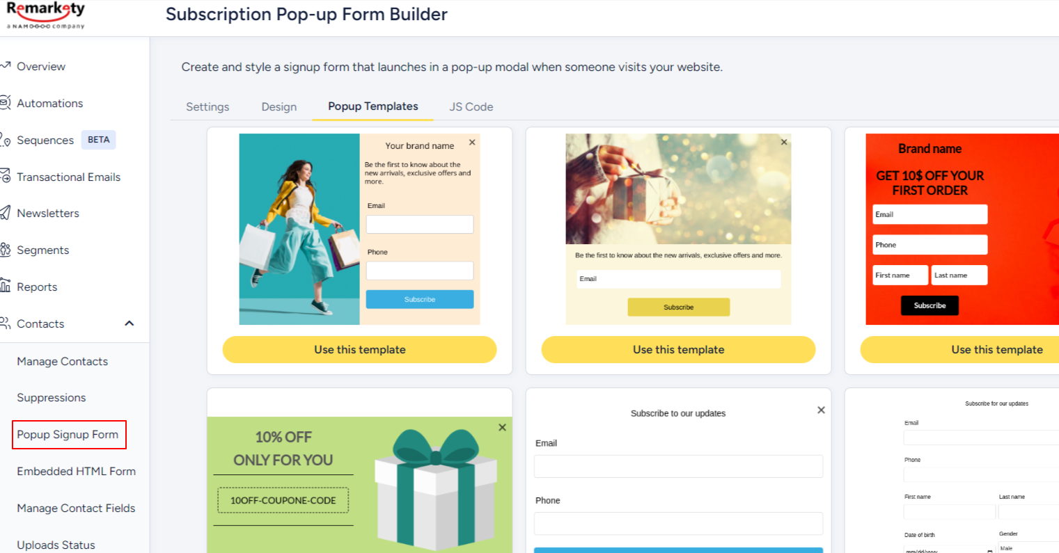 Unlocking E-commerce Growth: Remarkety's New Subscription Pop-up Form Builder